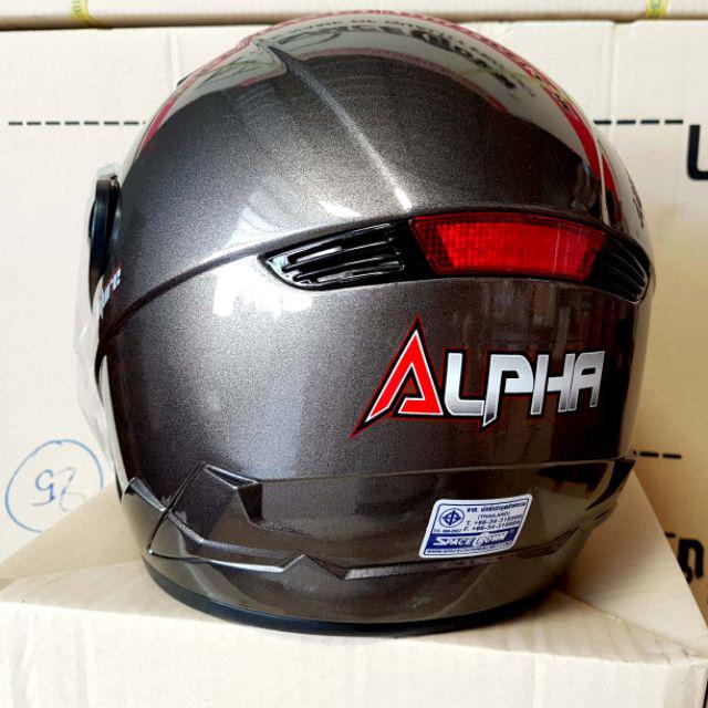 หมวกกันน็อค Space Crown Alpha Size L | Shopee Thailand