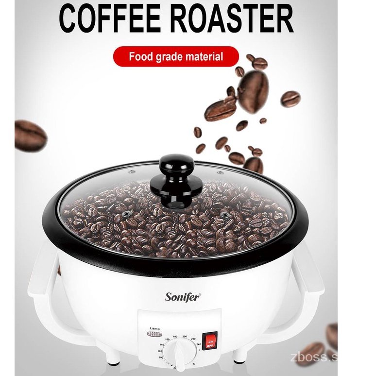 เครื่องคั่วกาแฟ Home Coffee Bean Baker Roaster Non-stick ในครัวเรือน มี ...