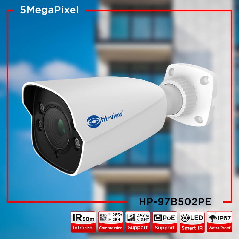 Hi-view HP-97B502PEBullet IR Camera 5MP | Shopee Thailand