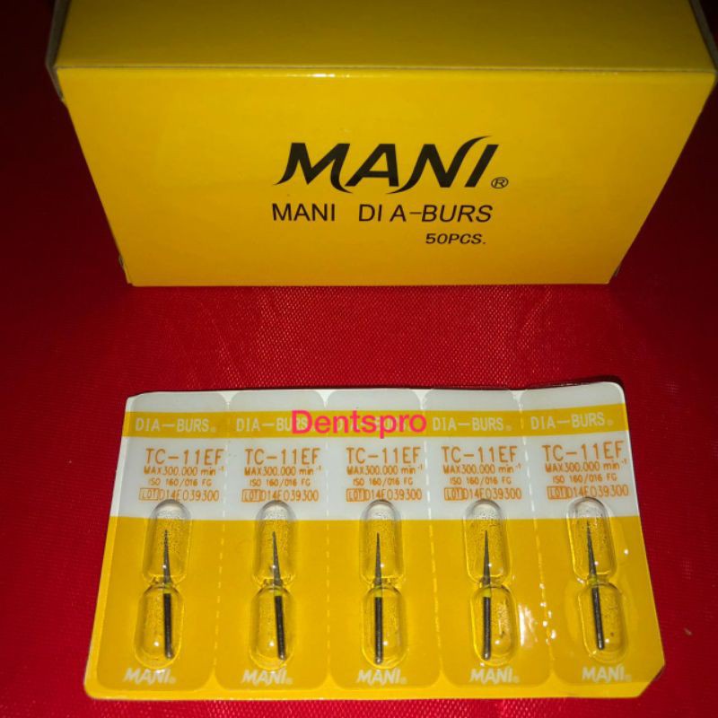 Tappered MANI น้ํายาขัดเงา สีเหลือง TR TF Series Burs | Shopee Thailand