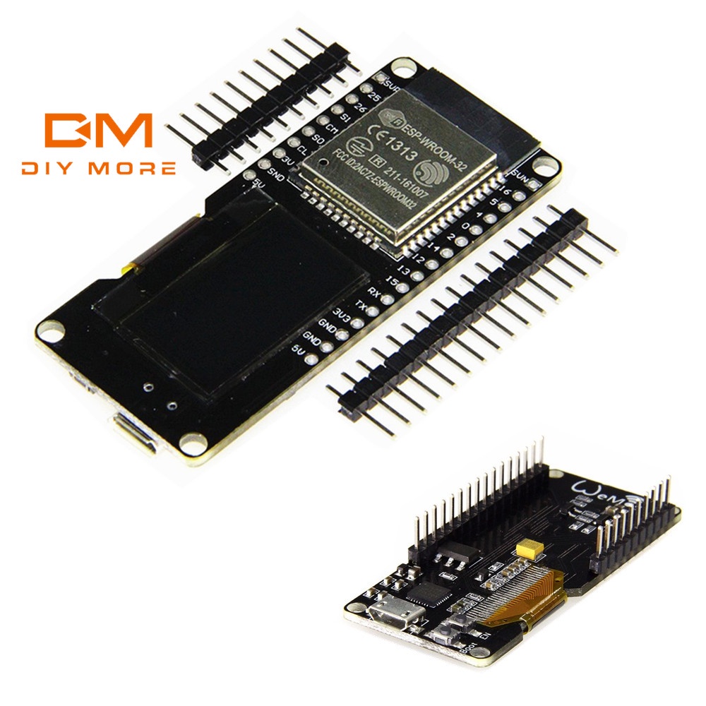 DIYMORE ESP32 ESP-WROOM-32 0.96" OLED WIFI Bluetooth 2.4GHz Dual-mode ...