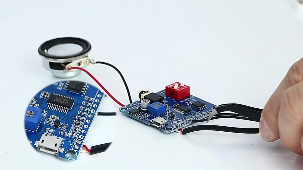 Voice Sound Playback Module Arduino Mp3 Player Module Uart Io Trigger Class D Amplifier Board