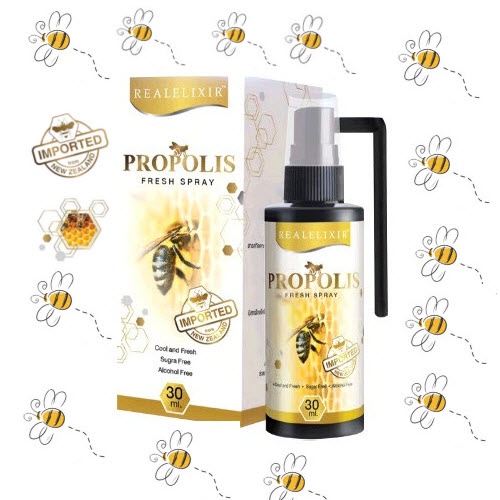 Propolis Real Elixir Fresh Spray 30ml. สเปรย์พ่นช่องปาก | Shopee Thailand