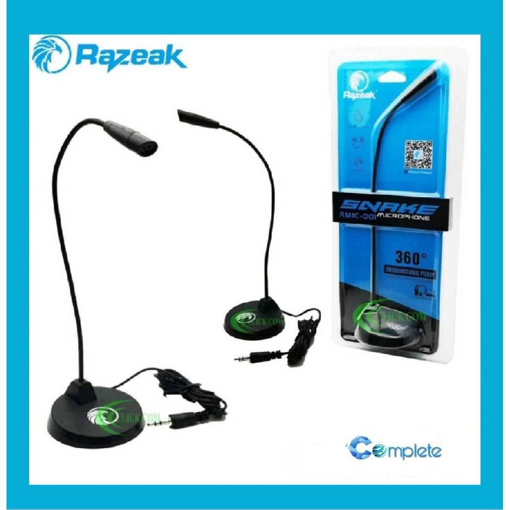 Razeak SNAKE Microphone RMIC-001(ไมค์คอมพิวเตอร์) | Shopee Thailand