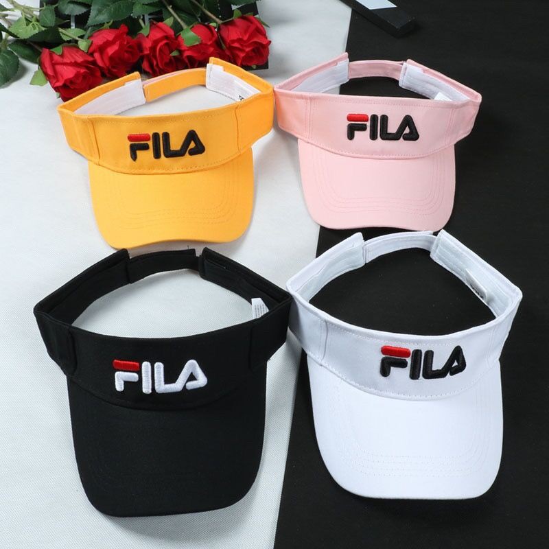 FILA Visor 02 หมวกแฟชั่น หมวกเทนนิส ใส่ตีกอล์ฟ ใส่กลางแจ้ง งานปัก มี ...
