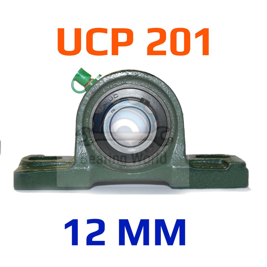 UCP 201 รู 12 มิล ตลับลูกปืนตุ๊กตา UCP 201 รูมิล UCP เพลามิล เหล็ก ...