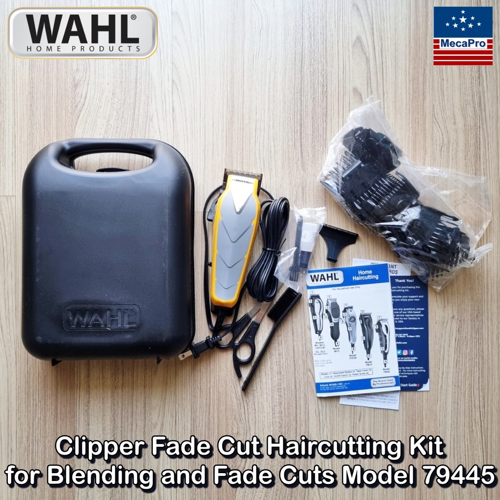 Wahl® Clipper Fade Cut Haircutting Kit for Blending and Fade Cuts Model ...