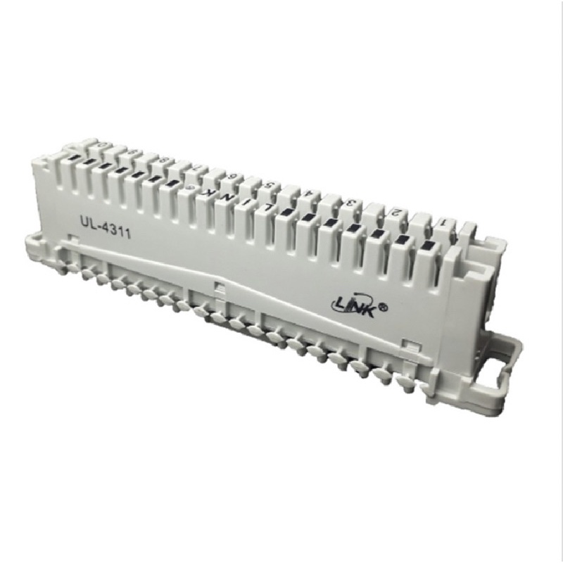 LINK UL-4331 TELEPHONE CONNECTION MODULE / SET 10 Pair พร้อมป้ายชื่อ ...