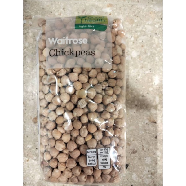 Waitrose Chickpeas ถั่วหัวช้าง เวทโทรส 500 กรัม ราคาสุดฟิน | Shopee ...