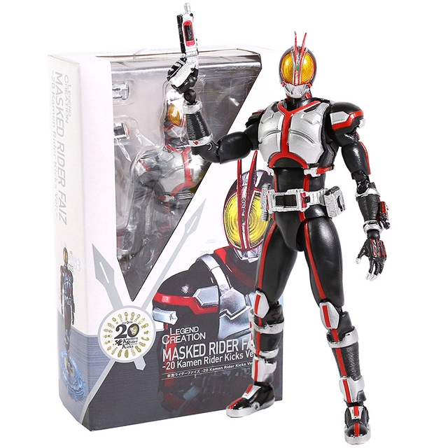 โมเดลฟิกเกอร์ shf masked rider faiz 20 kamen riders ver 555 ของเล่น ...