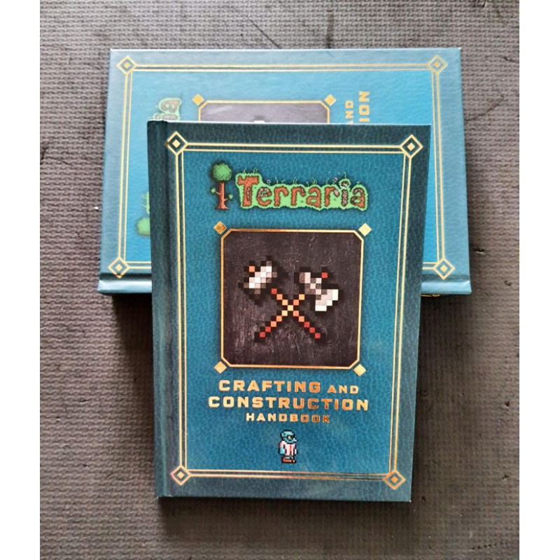 หนังสือคู่มือเกมส์ Terraria CRAFTING AND CONSTRUCTION HANDBOOK (มือสอง ...