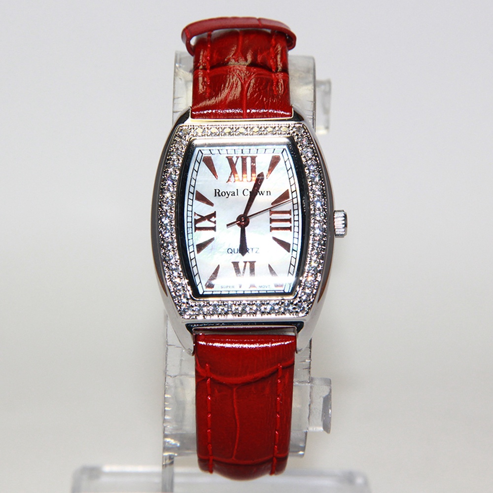นาฬิกาข้อมือสุดหรู Royal Crown รุ่น 3635 Red ดีไซน์สวย | Shopee Thailand