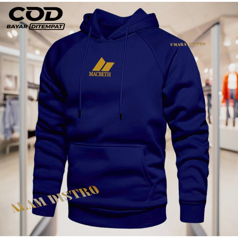 จ่ายตรงจุด Macbeth Distro Hoodie Sweater Premium Text Gold Premium ...