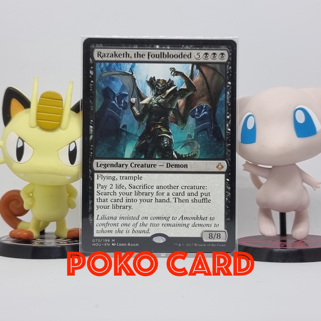Razaketh, the Foulblooded การ์ด Magic The Gathering ของแท้ จากชุด Hour ...