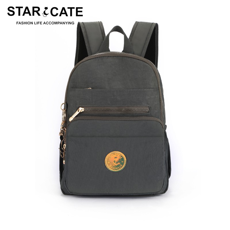 แบบใหม่ กระเป๋าเป้ STARCATE-S335 สีพื้น มีหลายช่อง ใส่เรียน ใส่เที่ยวได้ ใส่ได้ทุกสไตล์ พร้อมส่ง ...