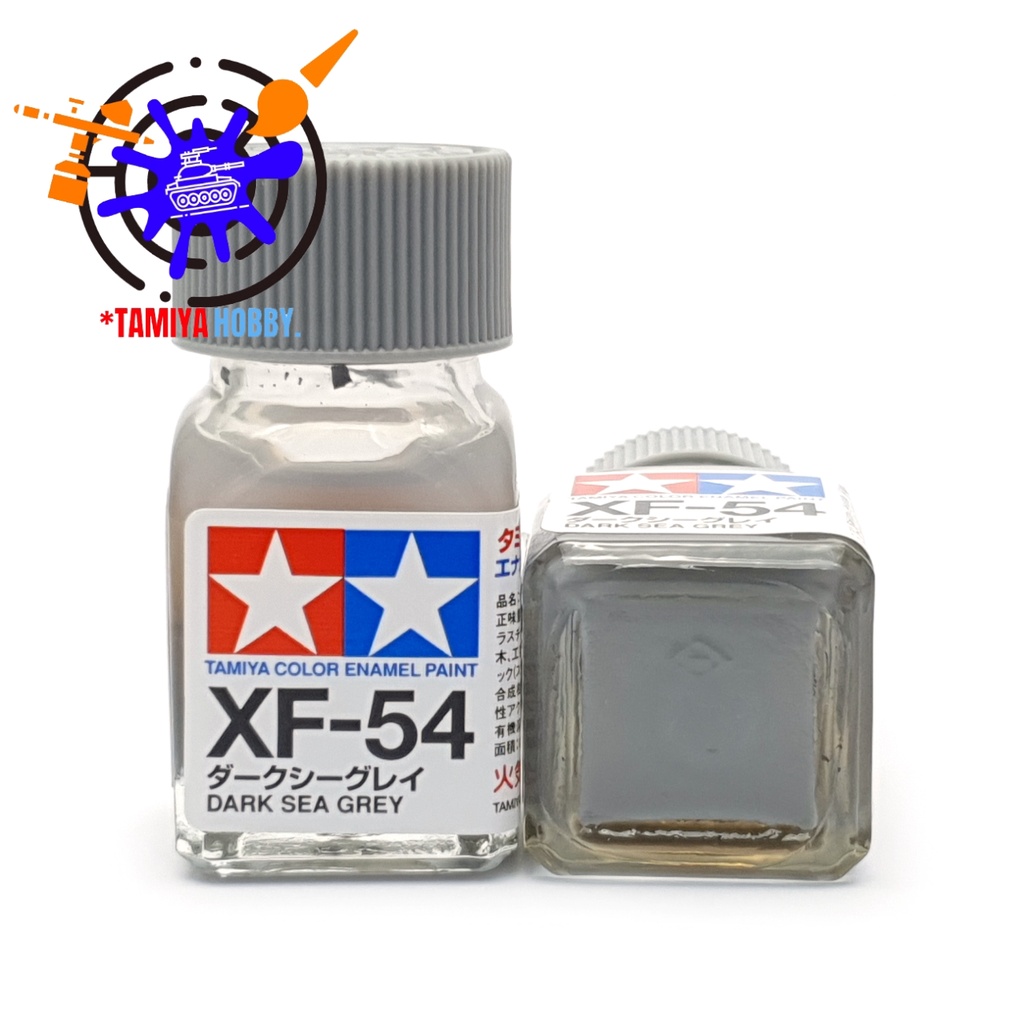 สีสูตรน้ำมันชนิดด้าน Tamiya Enamel XF54 Dark Sea Blue 10ml | Shopee ...