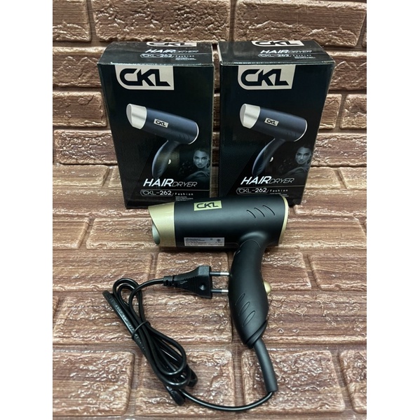 ไดร์เป่าผม CKL -262 เป่าแห้ง พกพาสะดวก มี2ระดับ | Shopee Thailand