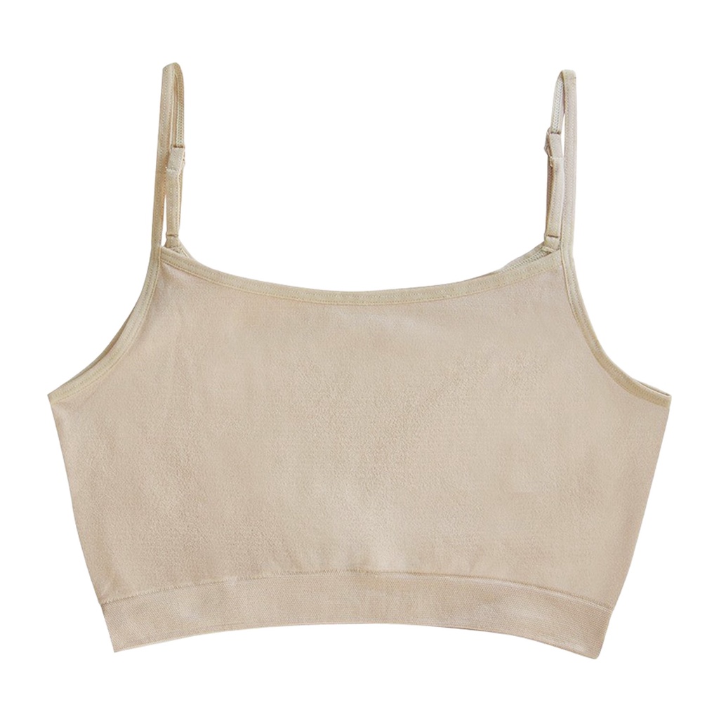 CHERILON เชอรีล่อน เสื้อสายเดี่ยว ครอบ ซับใน กันโป๊ นุ่ม กระชับ ใส่สบาย สายปรับได้ (ไม่มีฟองน้ำ ...