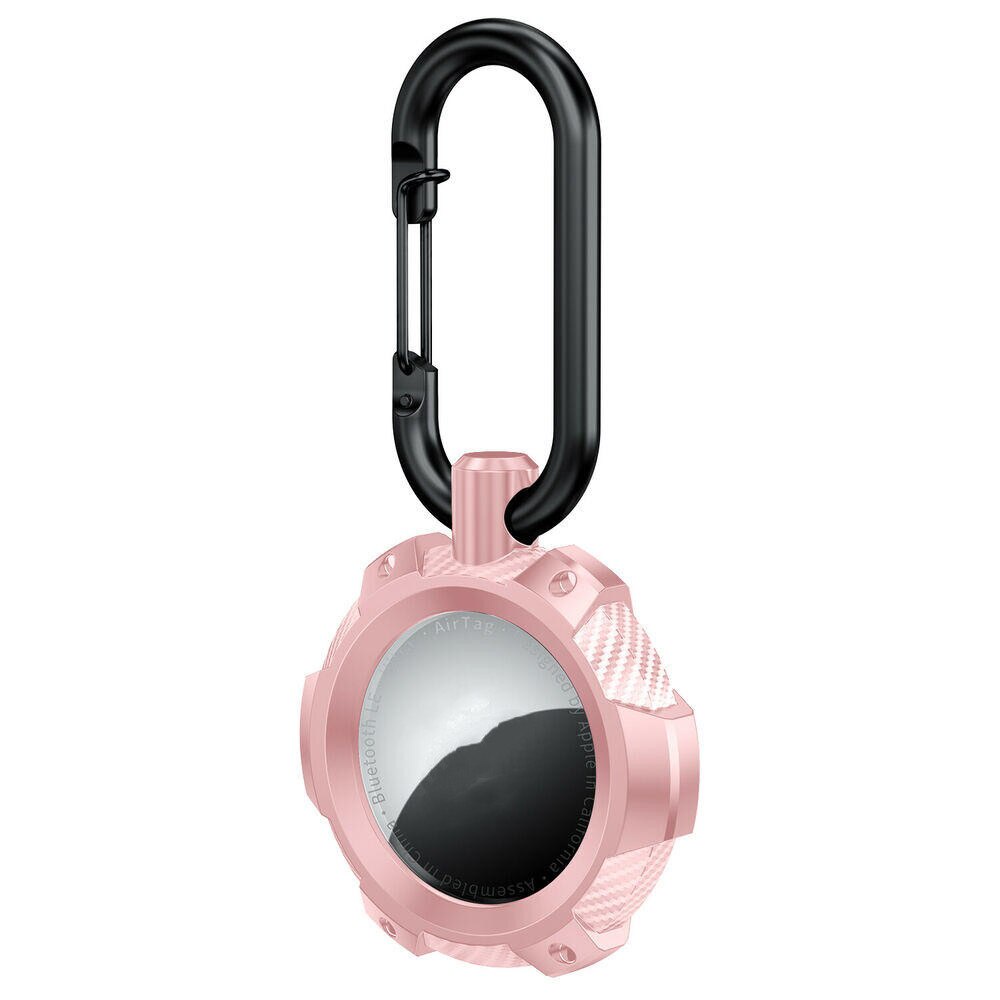 สําหรับ Apple Airtag เกราะป้องกันกรณีฝาครอบ Key Ring Tracker พวงกุญแจ ...