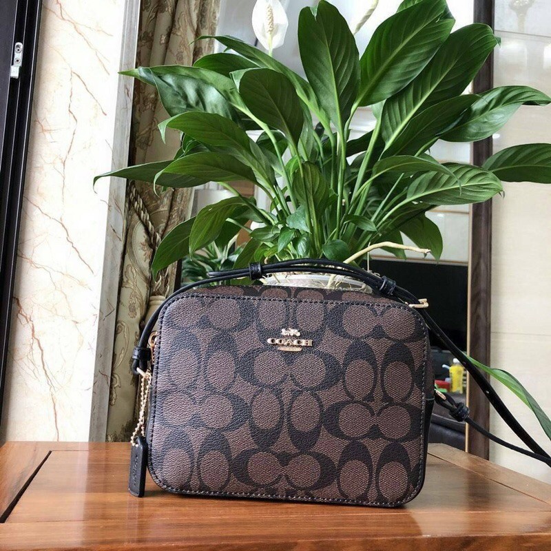 💥Coach Mini Camera Bag In Signature Canvas | Shopee Thailand