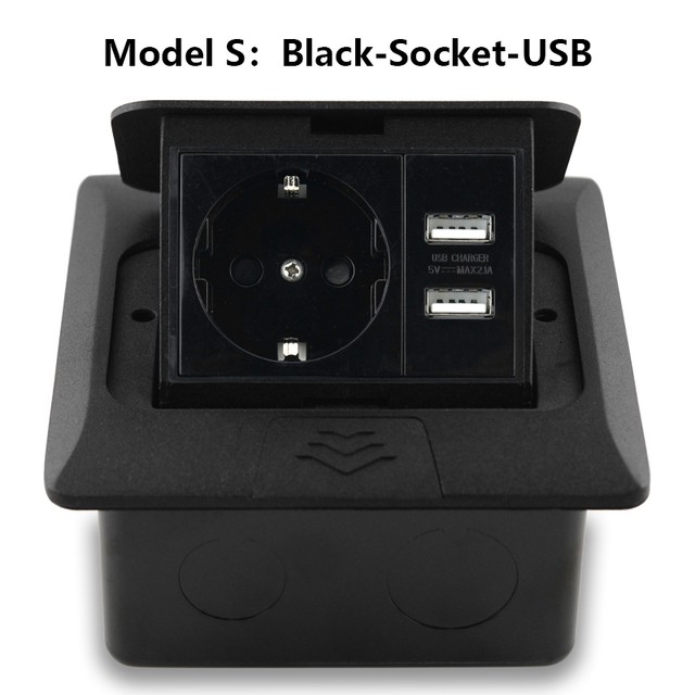 Eu Floor Mounted Socket With USB Charging Port USB POP-UP Floor ...