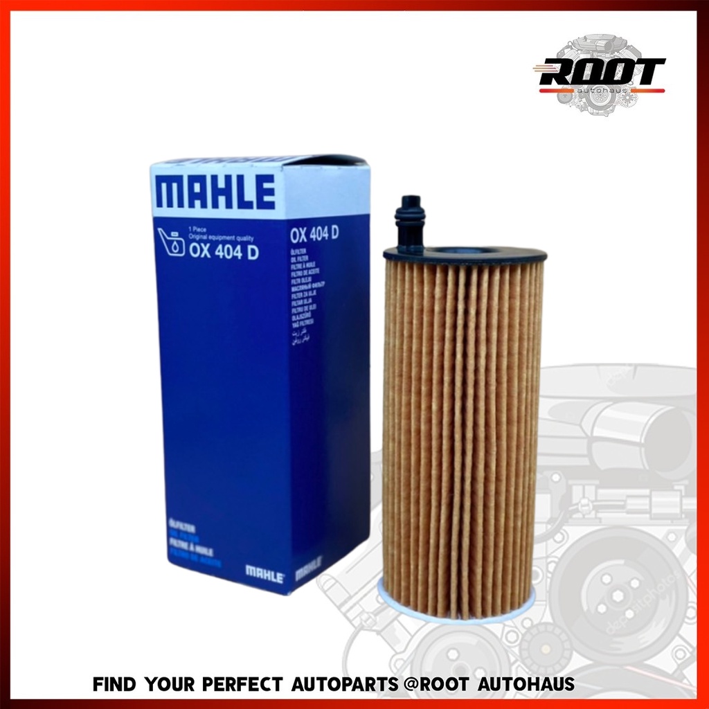 MAHLE ไส้กรองน้ำมันเครื่อง OX404D รุ่น N47 N57 ดีเซล รุ่น F02 F10 F20 ...