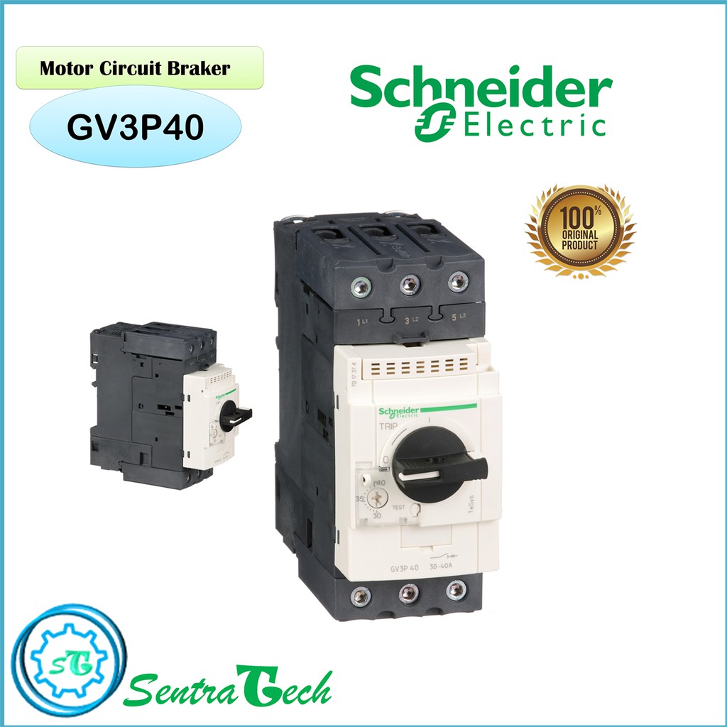 มอเตอร์เบรคเกอร์ Schneider Gv 3P 40 18.5 Kw 30-40 A 3 P Original . จาก ...