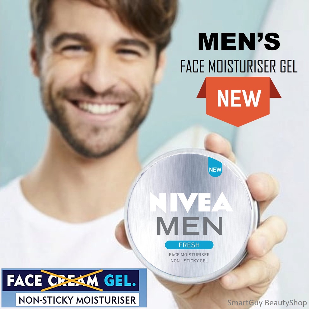 Nivea Men Fresh Face Moisturizer Gel 75ml ครีมเจลมอยซ์เจอร์ไรเซอร์สูตร ...