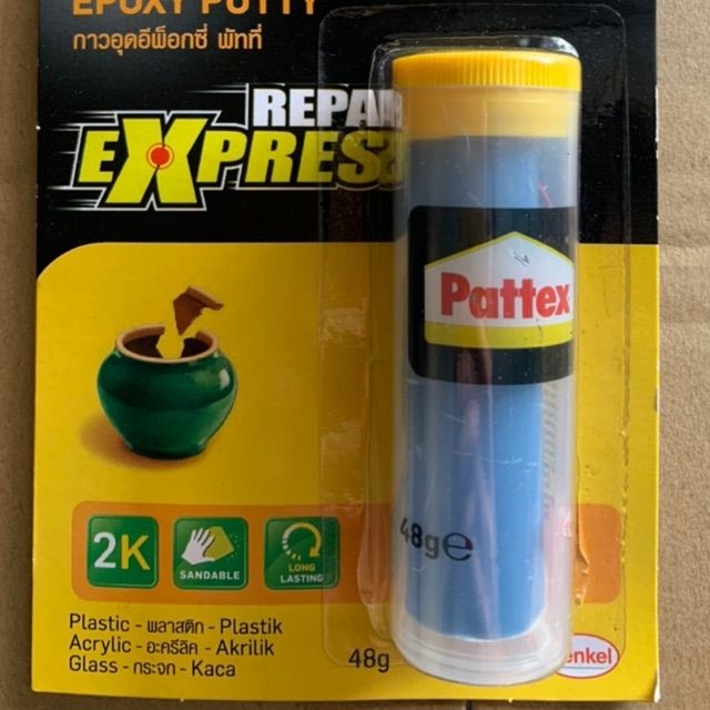 Pattex Epoxy Puttyกาวอุดอีพ็อกซี่ พัทที่ กาวดินน้ำมัน | Shopee Thailand