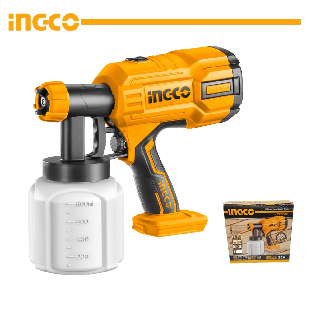 เครื่องพ่นสีไร้สาย 20V รุ่น CSGLI2001 INGCO (ตัวเปล่า) | Shopee Thailand