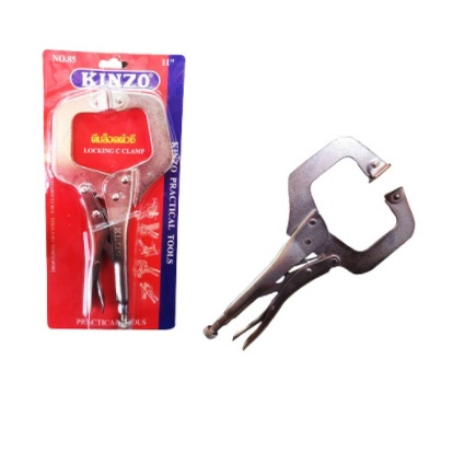 คีมล็อคตัวซี 11นิ้ว NO.85 KINZO คีมล็อคตัวซี คีมล็อค คีมล็อคG คีมล็อคตัวC ขนาด11" คินโซ่ ...