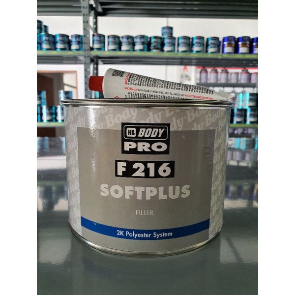 สีโป้วเหล็กเนื้อละเอียดBody F216 ซอฟพลัส Softplus โป้วเหล็กทั้งชิ้น อลูมิเนียม สแตนเลส ซิงค์ ...