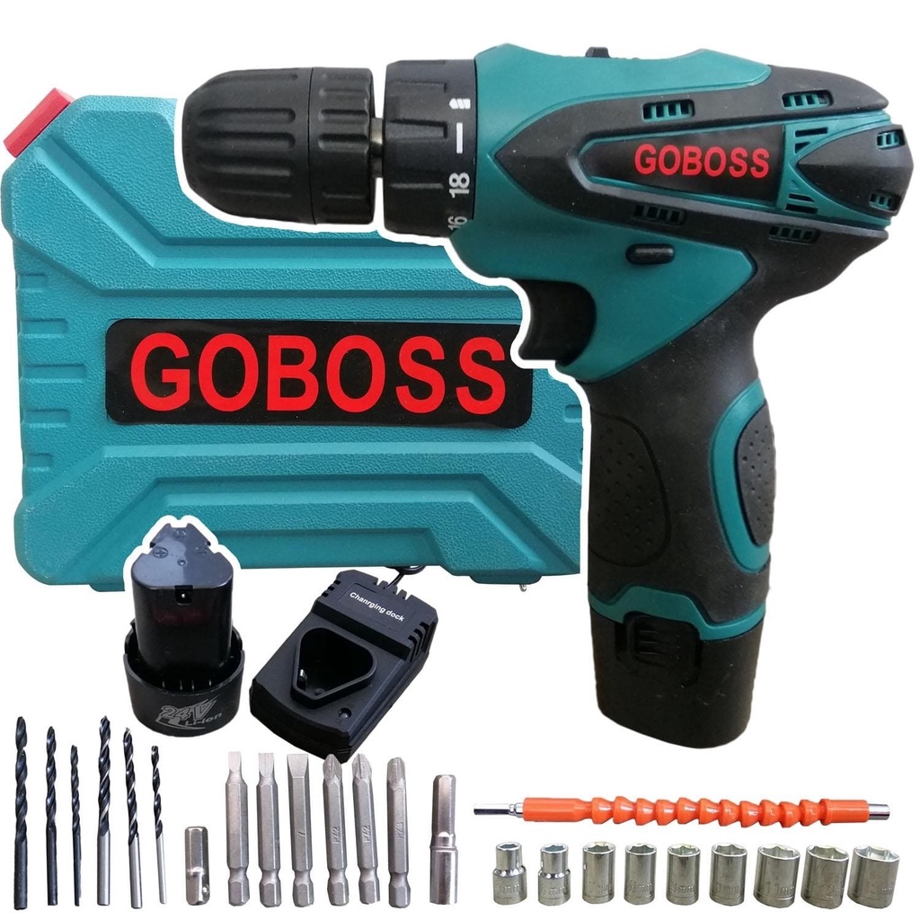 สว่านไร้สาย 3 ระบบ GoBoss | Shopee Thailand