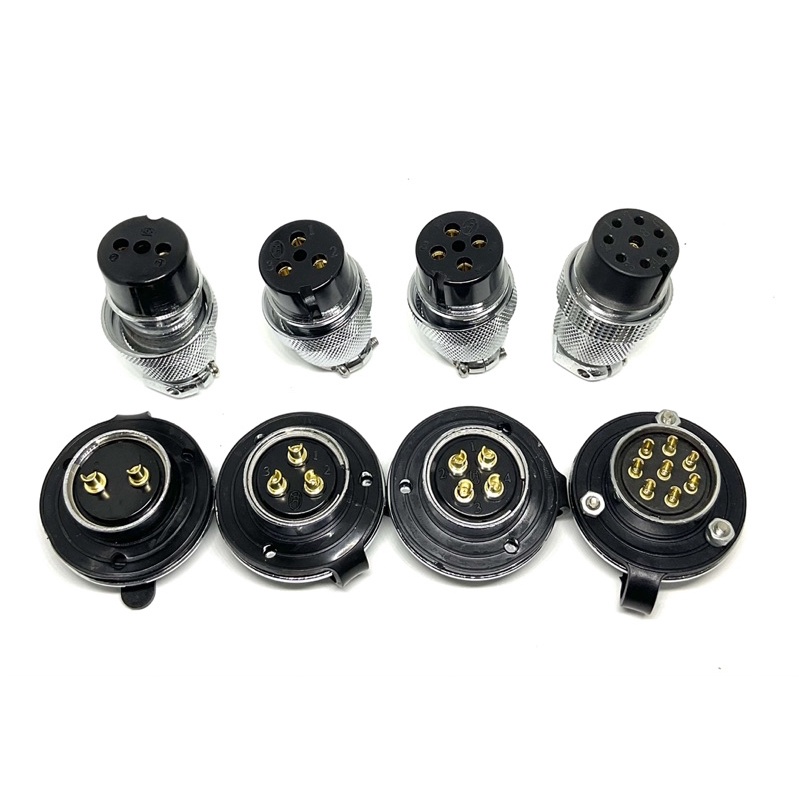 ปลั๊กเหล็กต่อคอนเนคเตอร์ PL25 ขนาด25มิล มี 2P, 3P, 4P,5P,6P, 8P ...