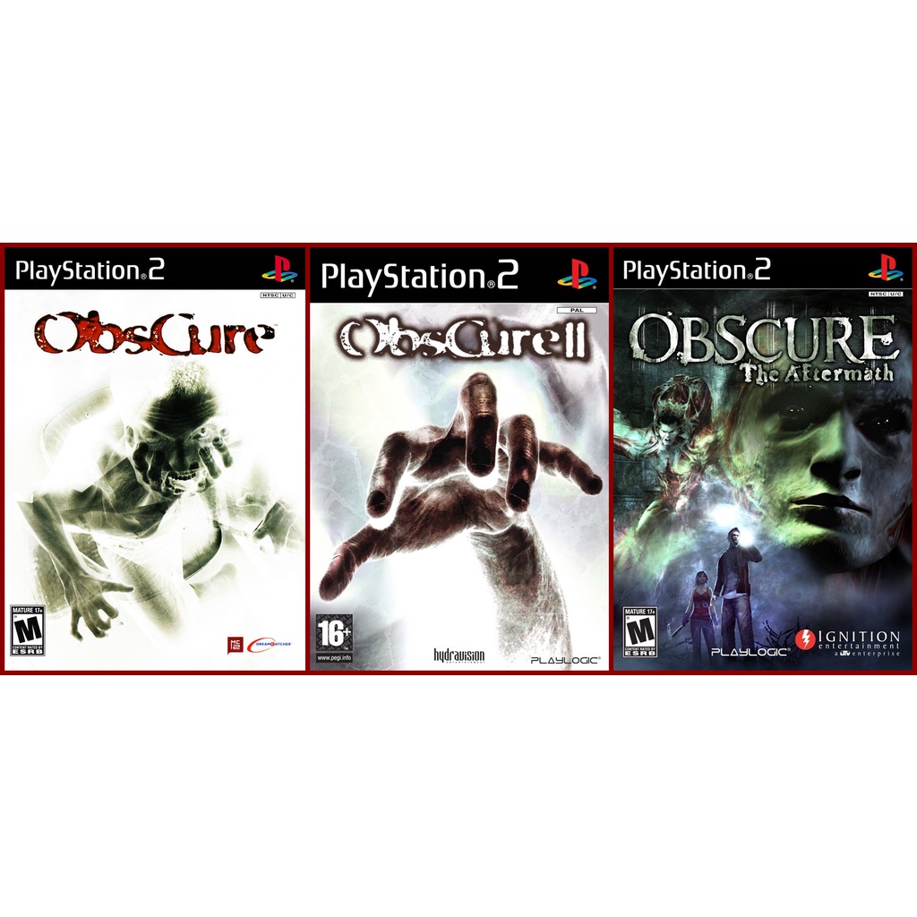 Obscure ทุกภาค PS2 Playstation 2 เกมแนวเดียวกับ Resident evil | Shopee ...