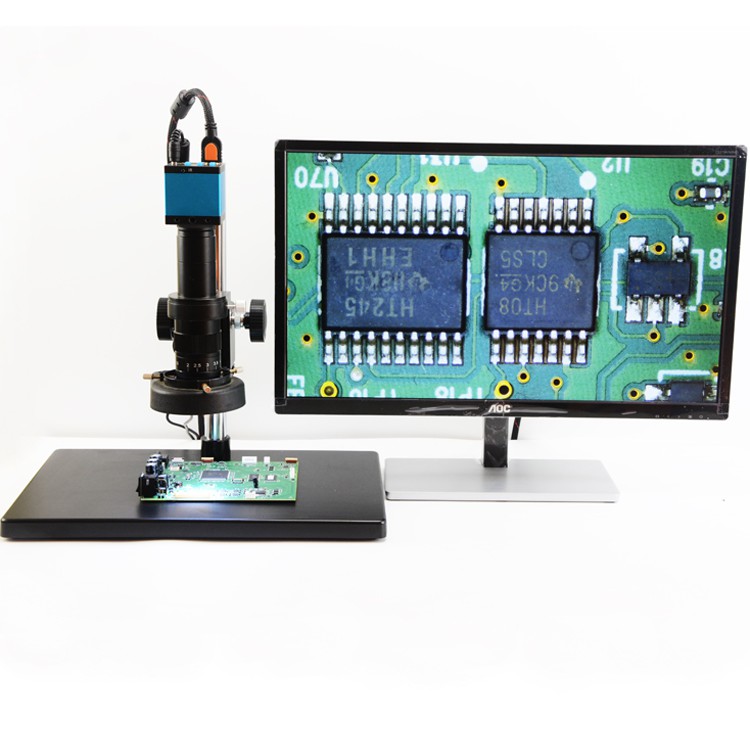 CCD Camera Microscope Hdmi Full HD (เฉพาะตัวเครื่องและอุปกรณ์ไม่รวมจอ ...
