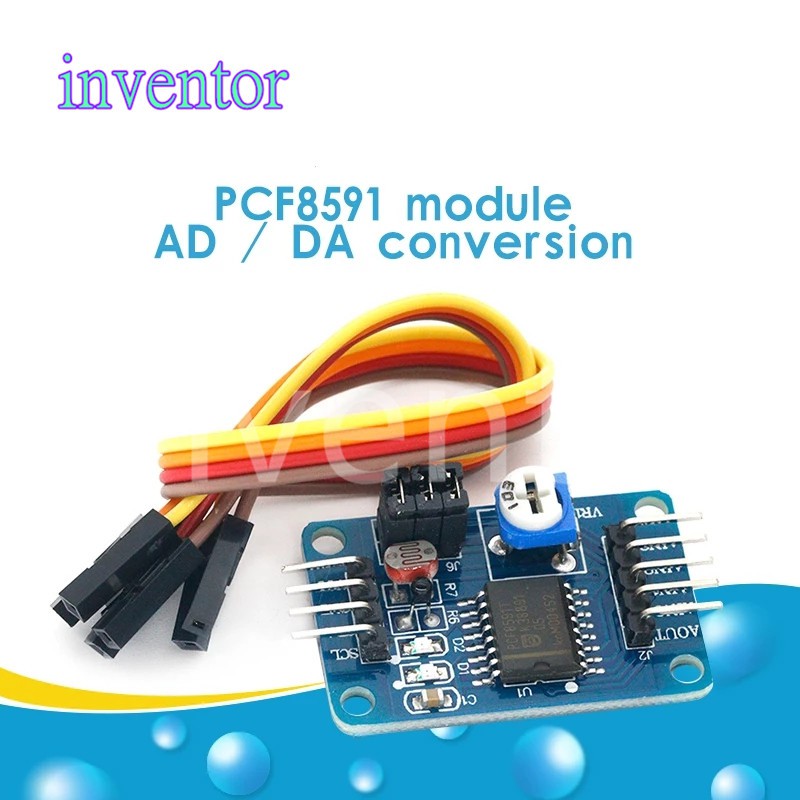 Pcf8591 โมดูล Ad / Da โมดูลแปลงสัญญาณอนาล็อกดิจิตอล / สายเคเบิ้ล ...