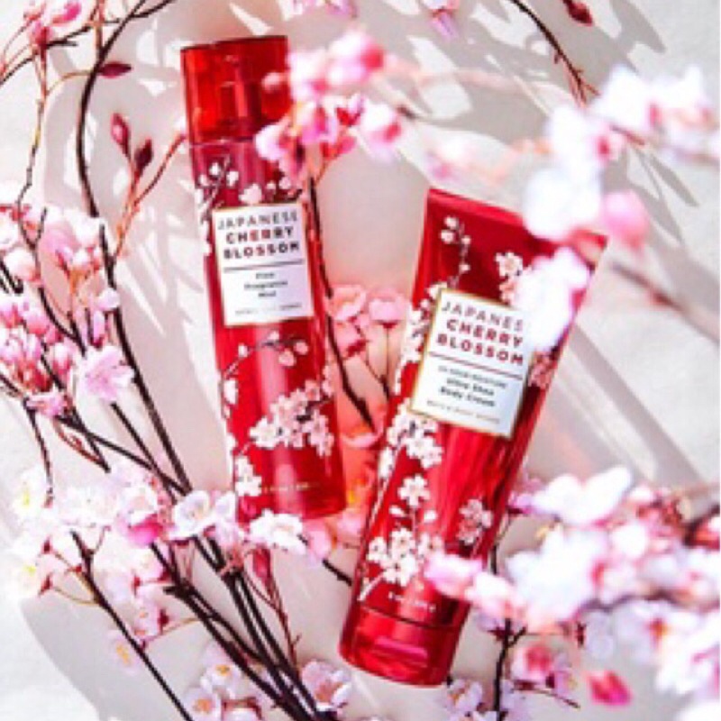 Bath And Body Works : JAPANESE CHERRY BLOSSOM Signature Collection Fine Fragrance Mistฉีดหลัง ...