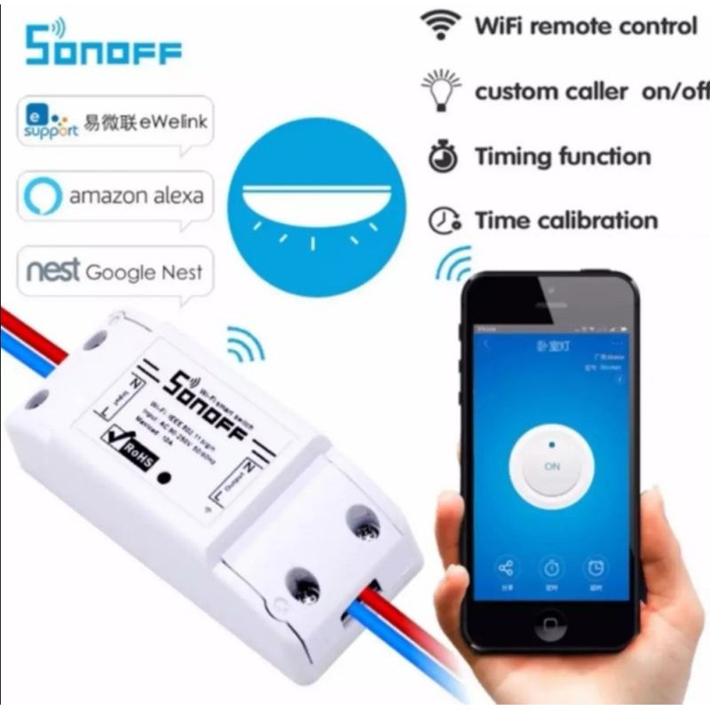Sonoff Basic - Wifi Smart Switch เปิดปิด ตั้งเวลา อุปกรณ์ไฟฟ้าด้วย ...