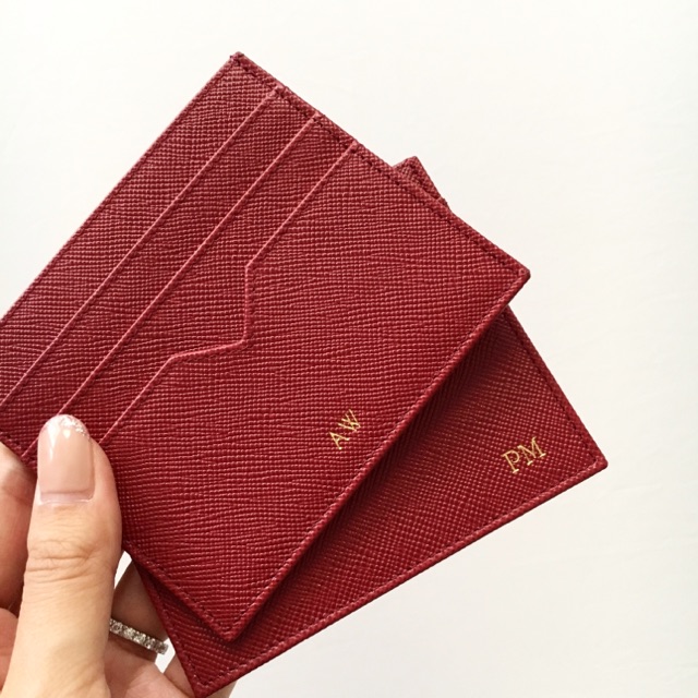 Personalized Leather Card Holder | Shopee Thailand