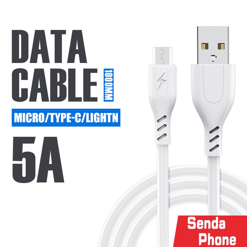 สายชาร์จ G45 เหมาะสำหรับ IPh Android data cable 5A สายยาว 1000 mm ทนทาน ...