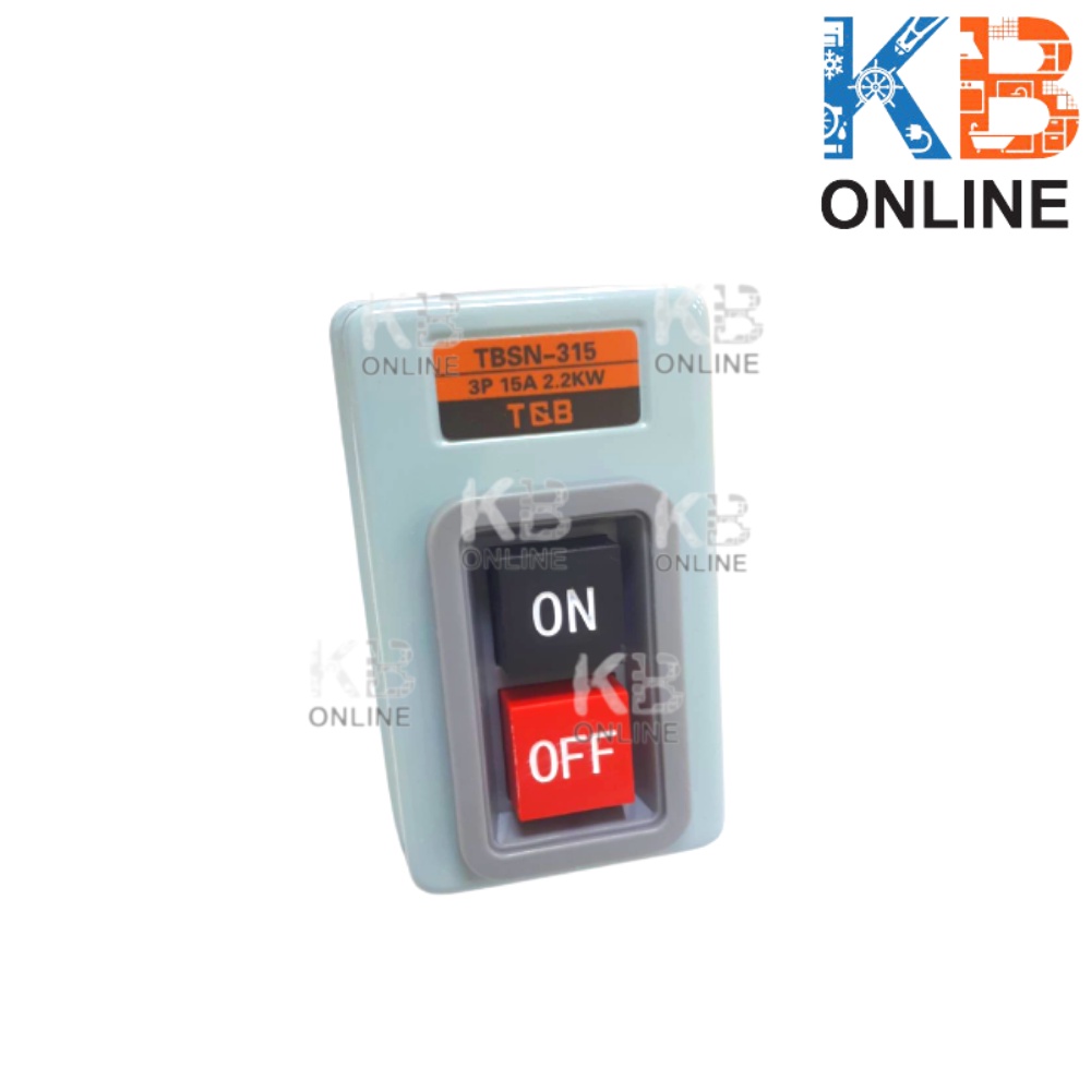 พุชบัทตอนสวิทช์ T&B : TBSN-315 3P15A (2.2KW) | Shopee Thailand