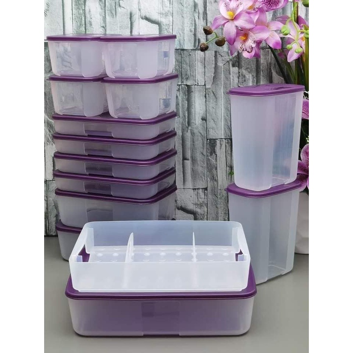 Tupperware FreezerMate Small II 650ml / FM Medium II 1.5L / Medium I ...
