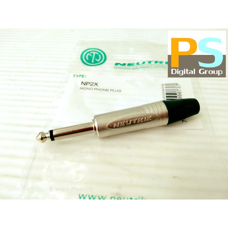 TS ยี่ห้อ Neutrik หัวคอนเน็คเตอร์ NP2X TS Phone Jack Mono แจ็ค โมโน 1/4 ...