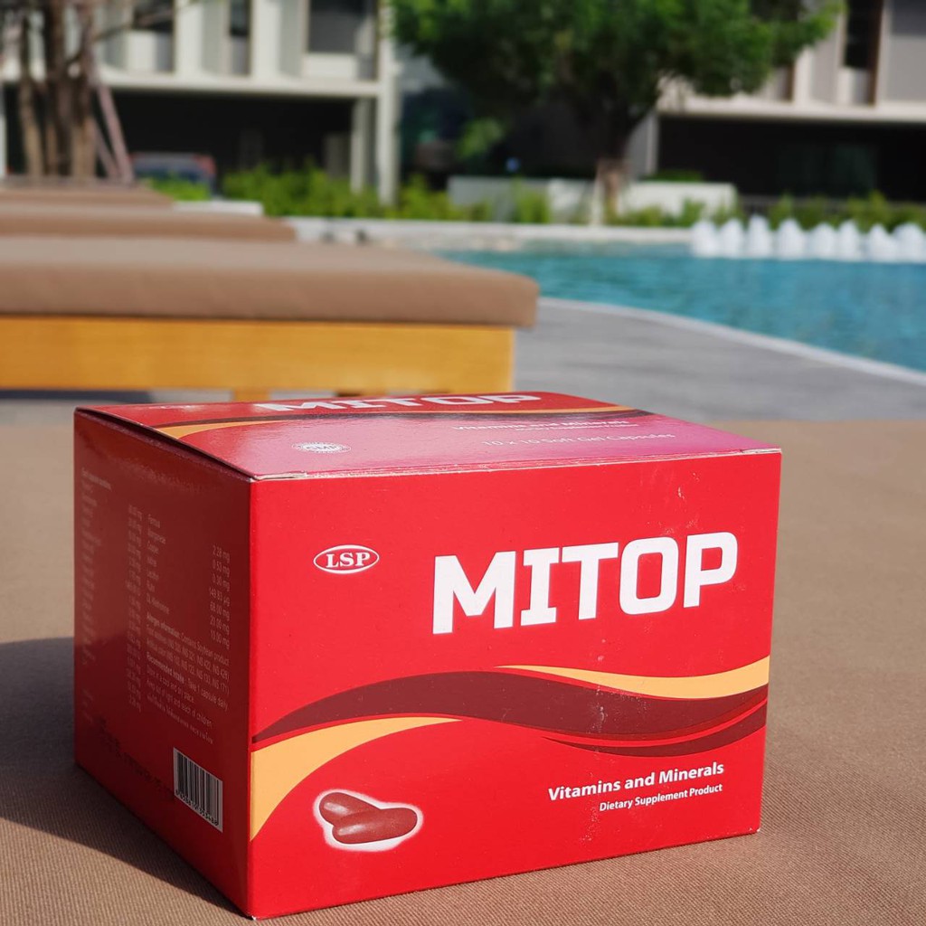 LSP MITOP Vitamin and minerals ไมทอป วิตมินและเกลือแร่รวม 23 ชนิด ...