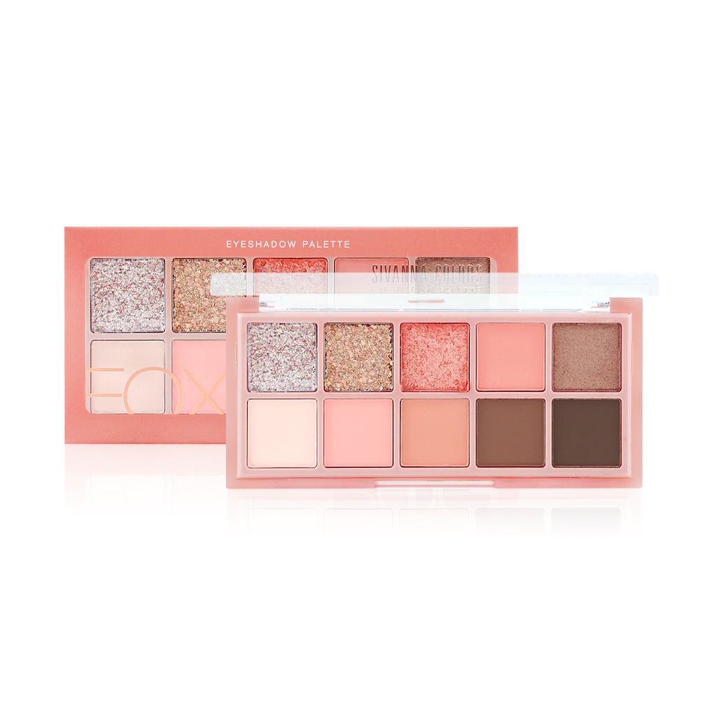 SIVANNA COLORS EYESHADOW PALETTE HF158 | ซีเวนน่า คัลเลอร์ส อายแชโดว์ ...