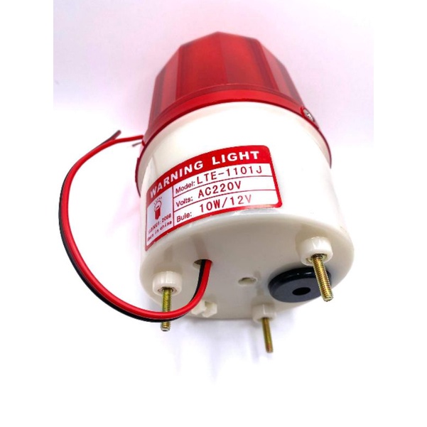ไฟฉุกเฉิน ไฟไซเรน มีเสียง LTE-1101J ,12v 24v 220v | Shopee Thailand