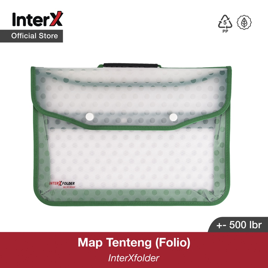 กระเป๋าเอกสาร ลายจุด Interx | Shopee Thailand