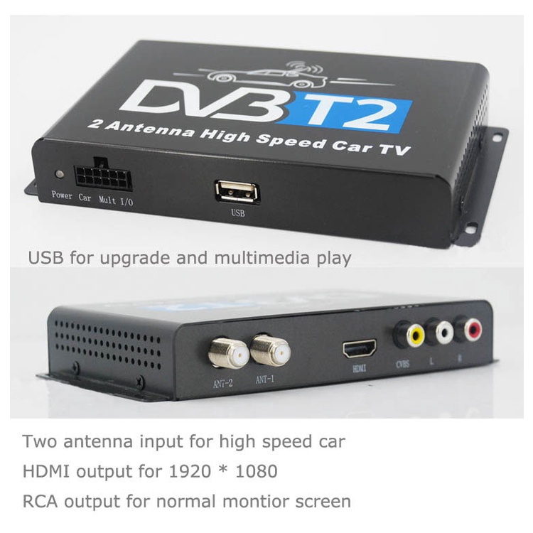 DVB T2 FOR DIGITAL TV กล่องรับสัญญาญทีวีดิจิตอล ติดกับรถยนต์ ส่งไว 66/ ...