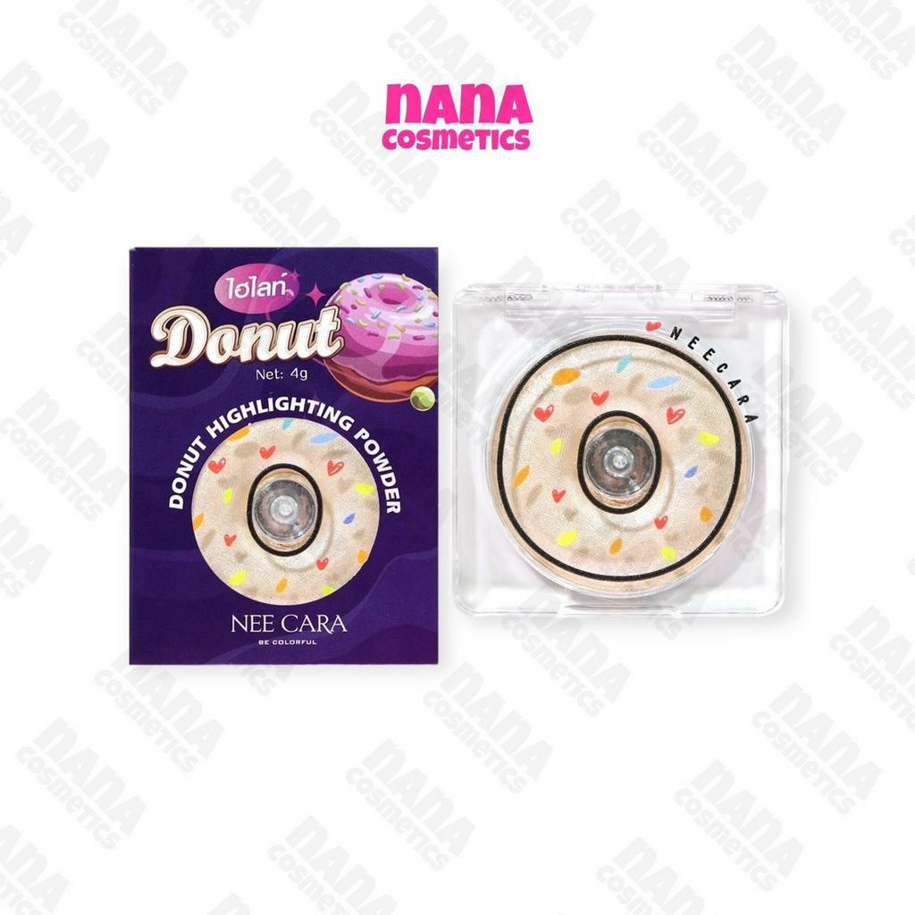 N336 นีคาร่า โดนัท ไฮไลท์ติ้ง พาวเดอร์ Nee Cara Donut Highlighting ...